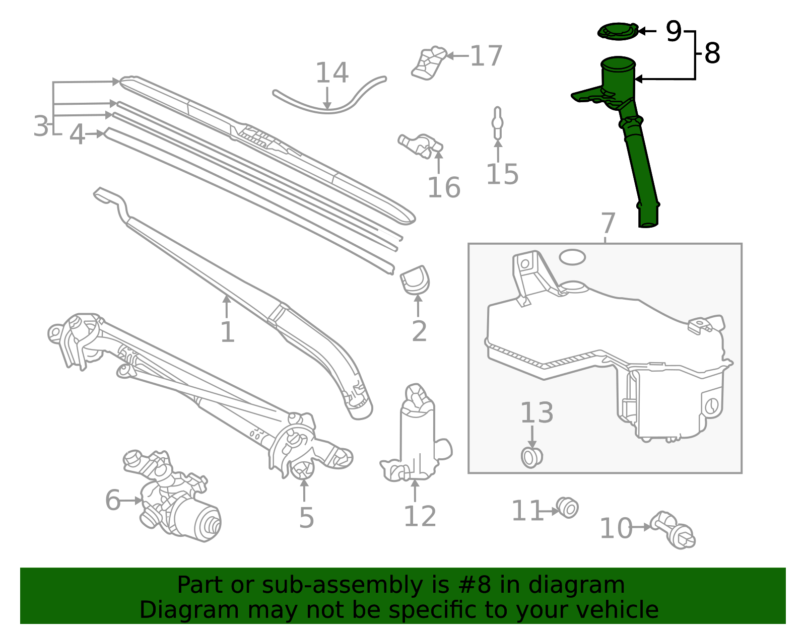 2021-2025 Toyota Sienna Filler Neck 85301-08010 | MotorMotor