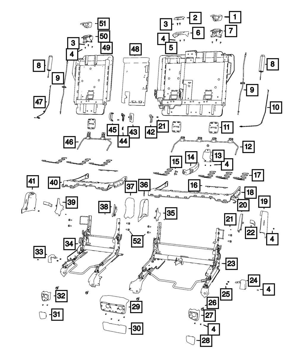 2014-2023 Jeep Cherokee Close Out Panel 5LY46DX9AA | Prestige CDJR Parts