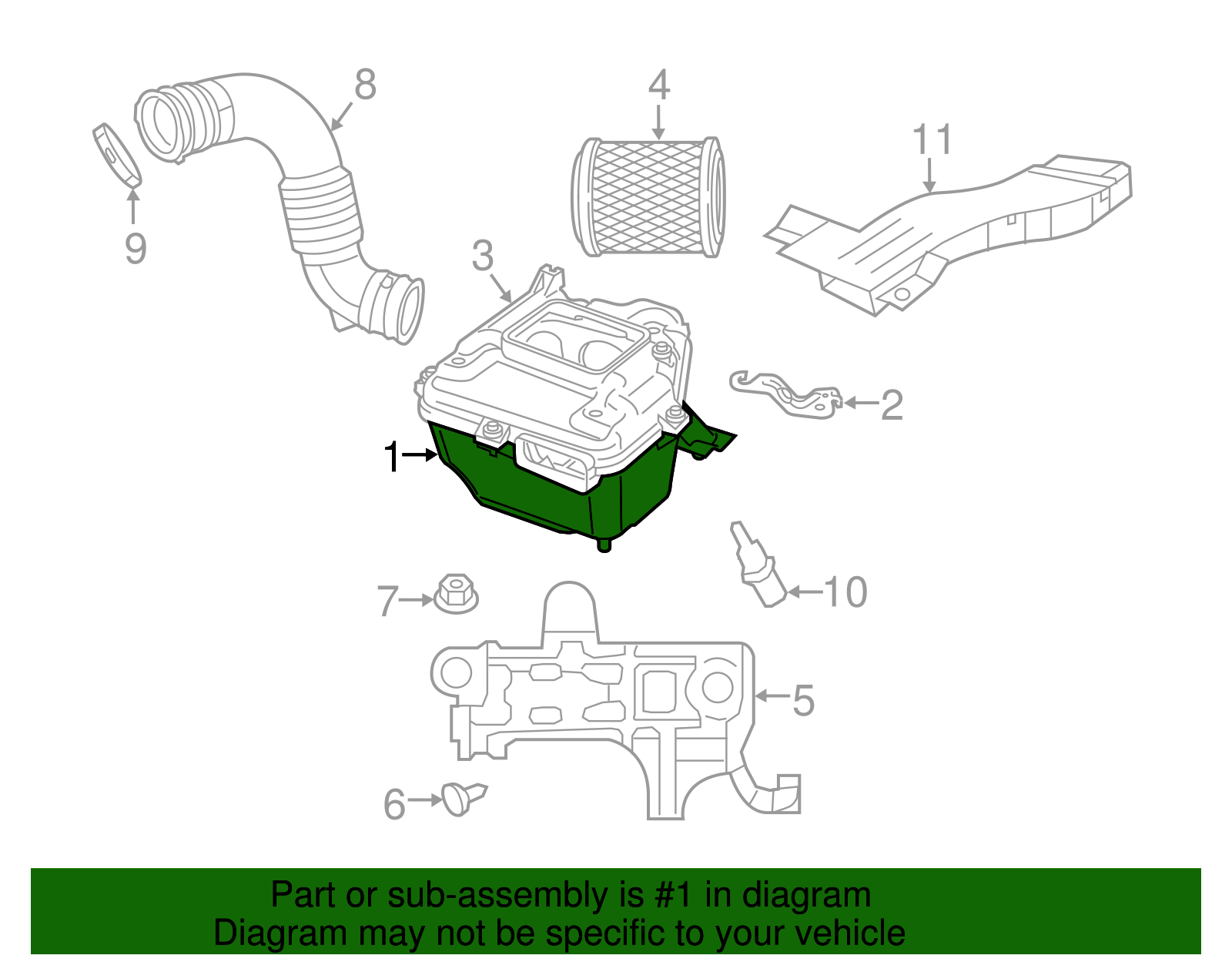 2011-2017 Mopar Body 05145596AA | Mopar Parts Canada