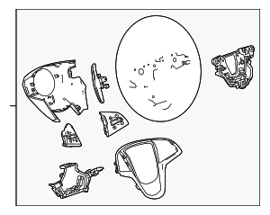 2016-2019 Cadillac ATS Jet Black Steering Wheel 84304431 | Capital ...