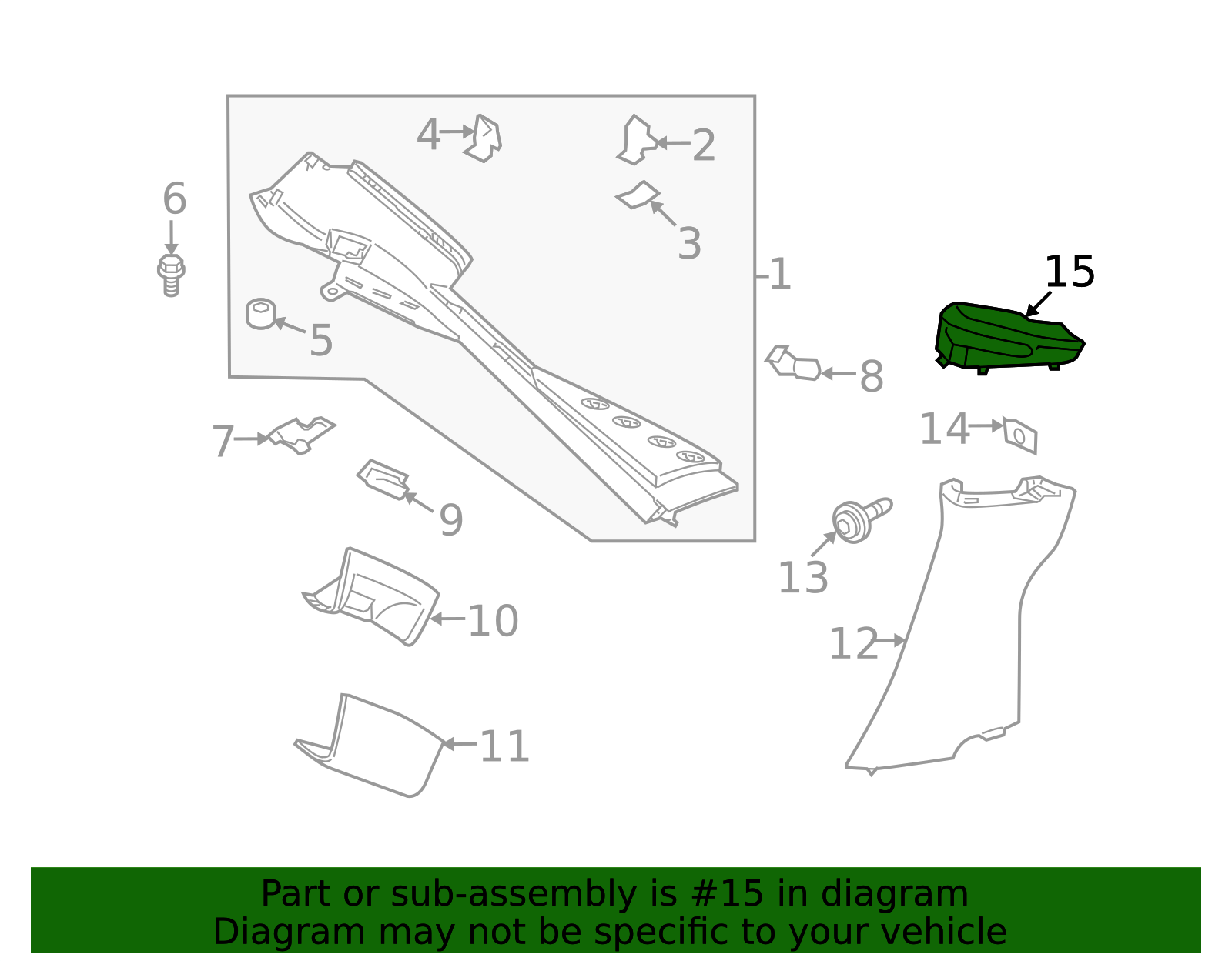 987-555-452-01-041 - High-Quality Quarter Panel Trim Cap for 2006-2012 ...