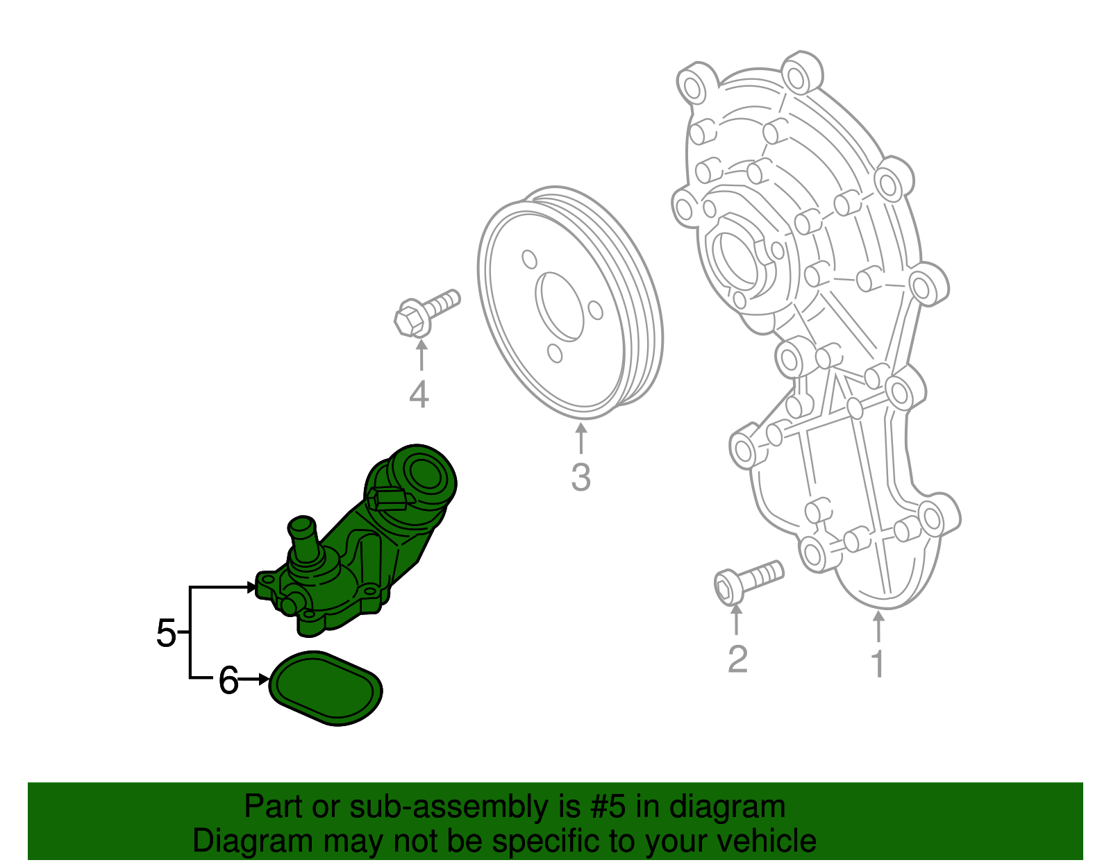 2013-2016 Volkswagen Touareg Thermostat Unit 059-121-737-AM | OEM Parts ...