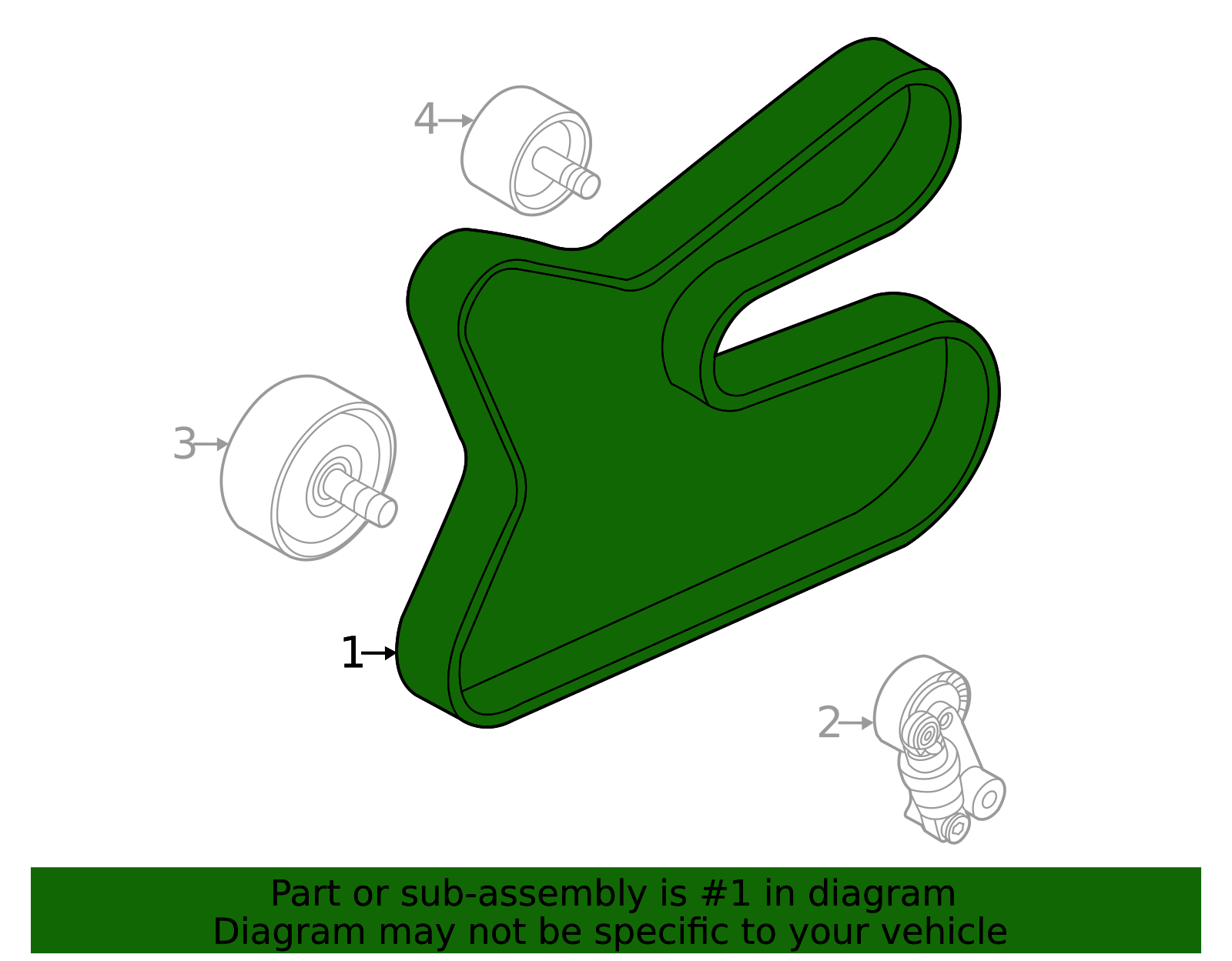 25212-3N300 - Serpentine Belt 2022-2025 Kia Carnival | Kia.Parts Store