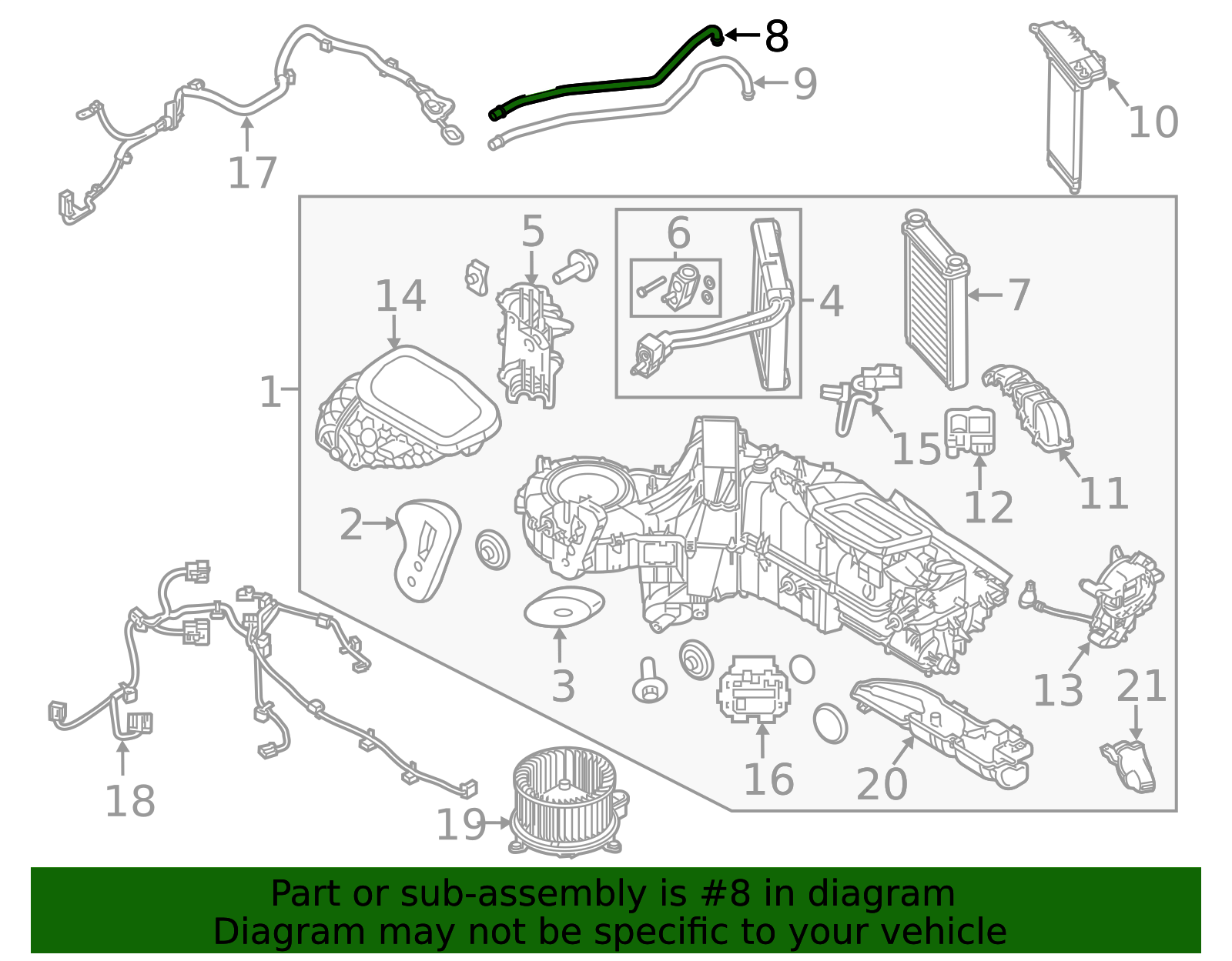 2011-2016 Ford OEM NEW 2011-2016 Ford F250 F350 Super Duty Outlet Hose ...