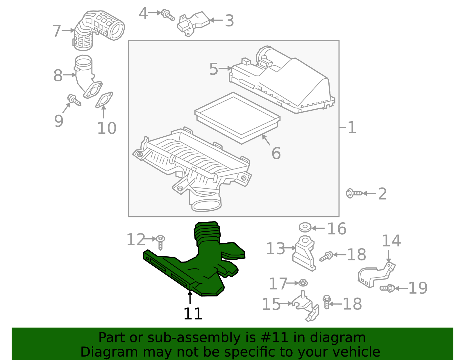 16554-5NA3B - Air Inlet Duct 2019-2020 Infiniti QX50 | Infiniti of Orland Park