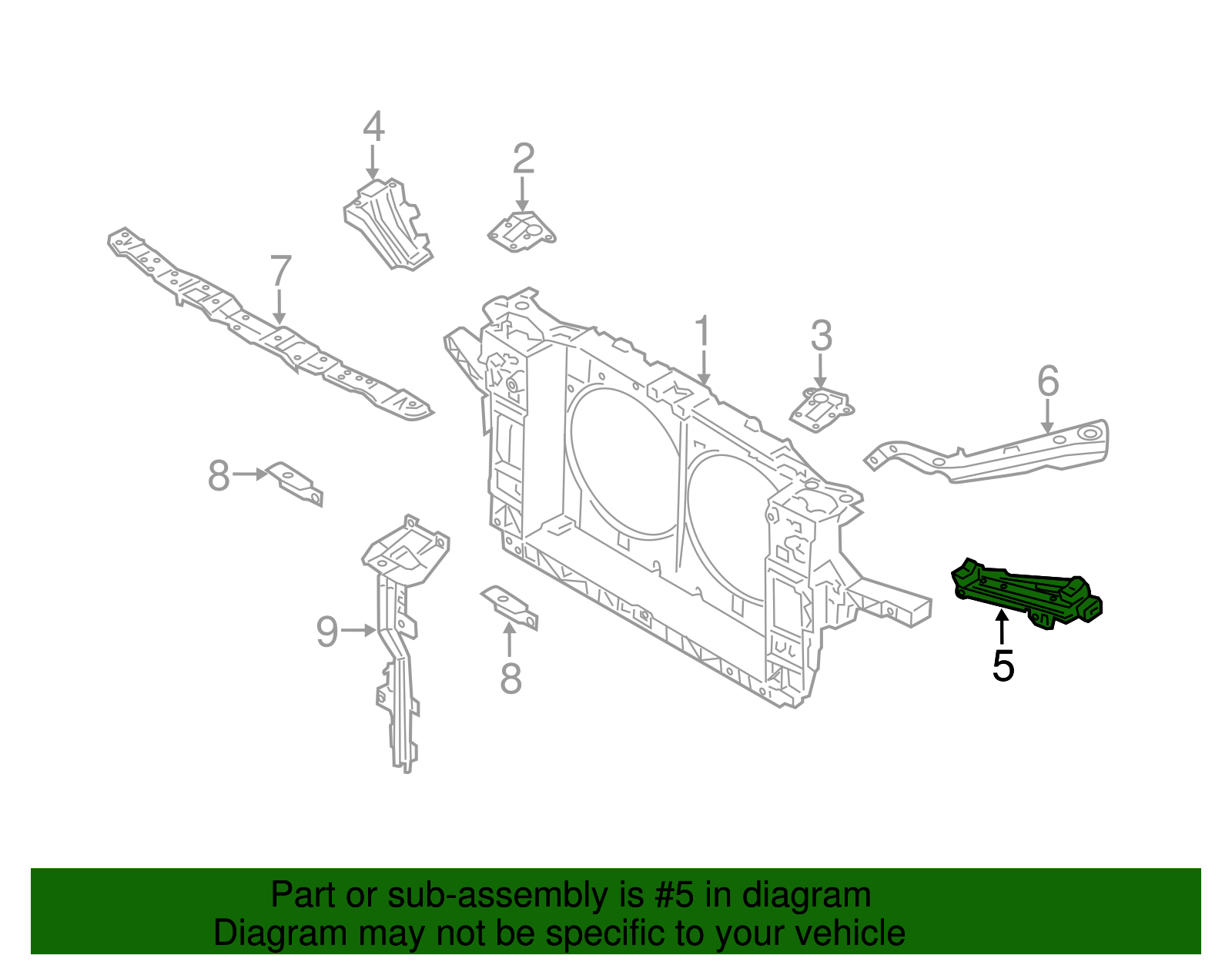 2011-2019 Infiniti Headlamp Bracket 62565-1MA0A | Infiniti of Orland Park