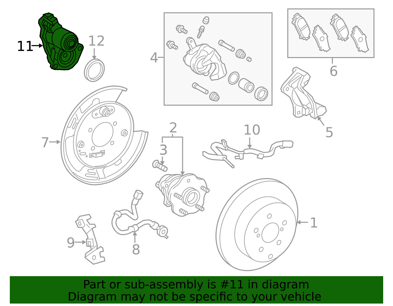 2015-2022 Lexus Electronic Parking Brake Actuator Assembly RX350 RX350L ...