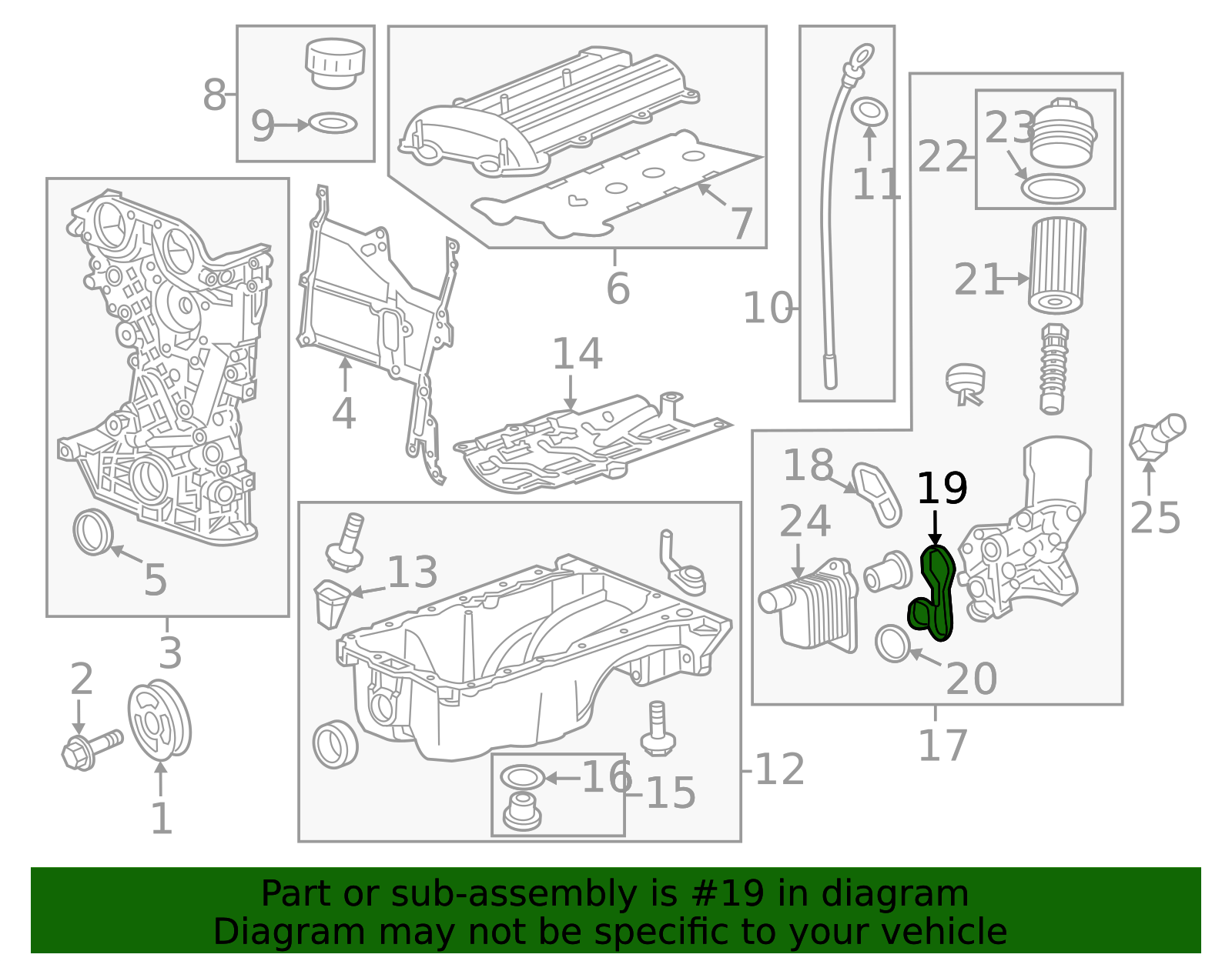 GM 55565385 Engine Oil Cooler Seal | Genuine GM & AC Delco OEM Parts ...