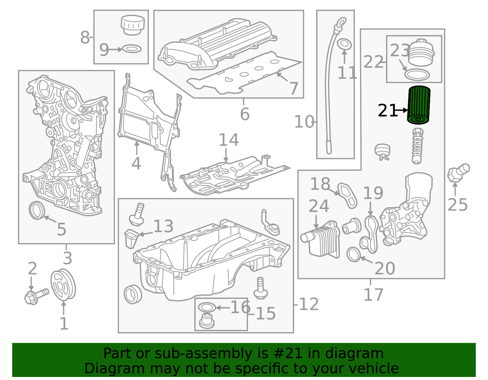 25195785 - OEM GM FILTER KIT GMPartsCenter.net | GM Parts Center