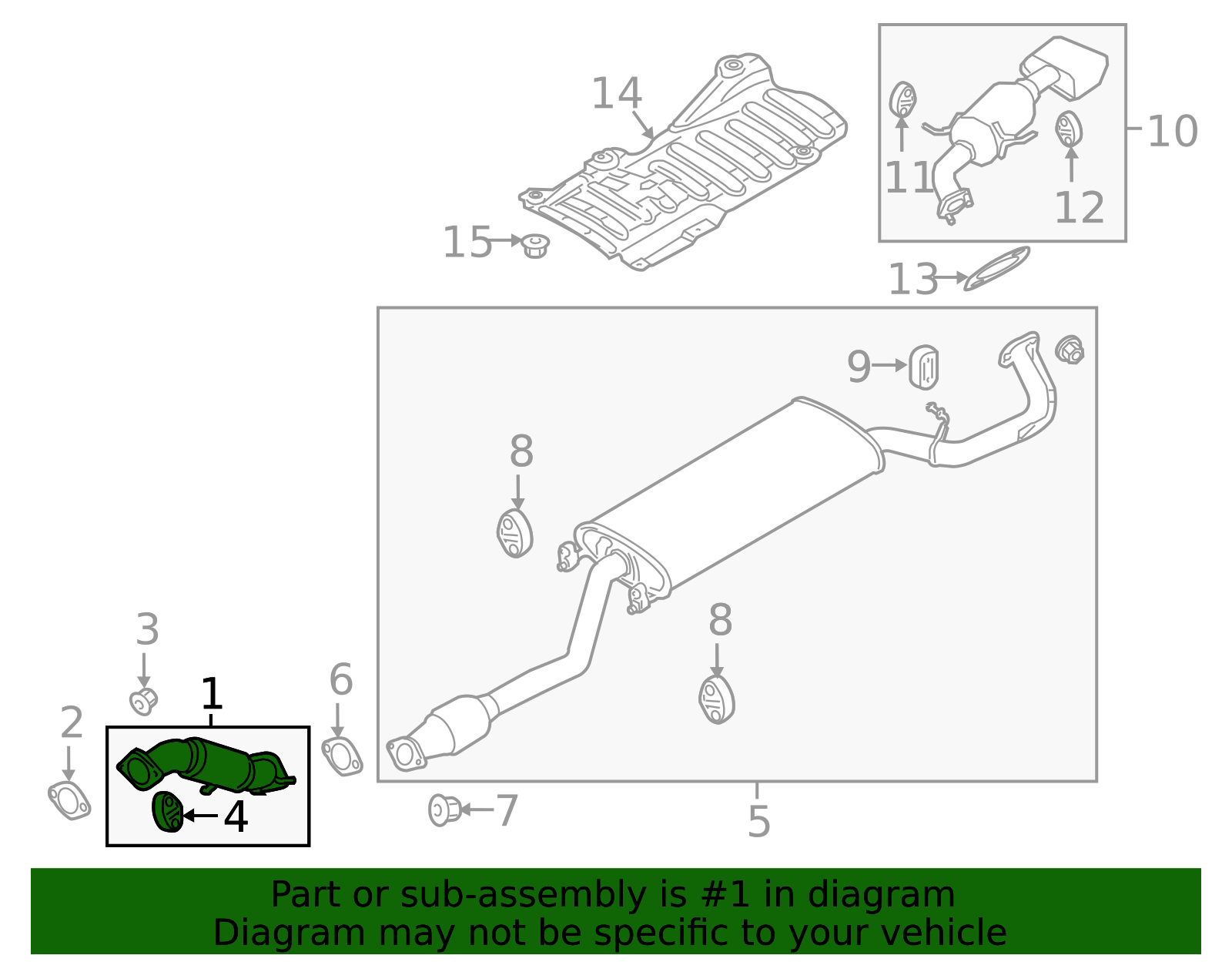 Front Pipe 28610-2W400 | OEM Parts Online