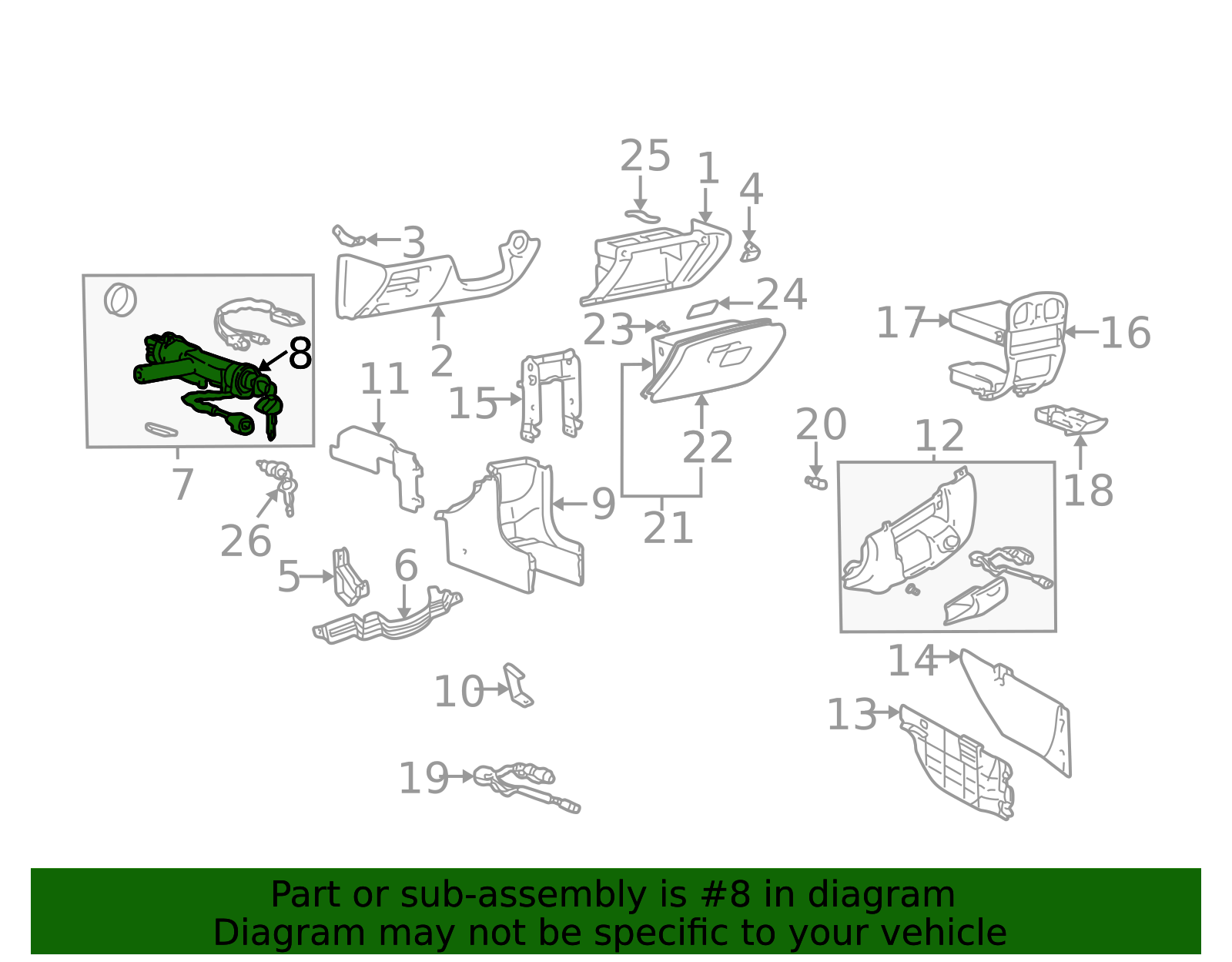 1999-2005 Hyundai Ignition Switch 93110-38000 | MotorMotor
