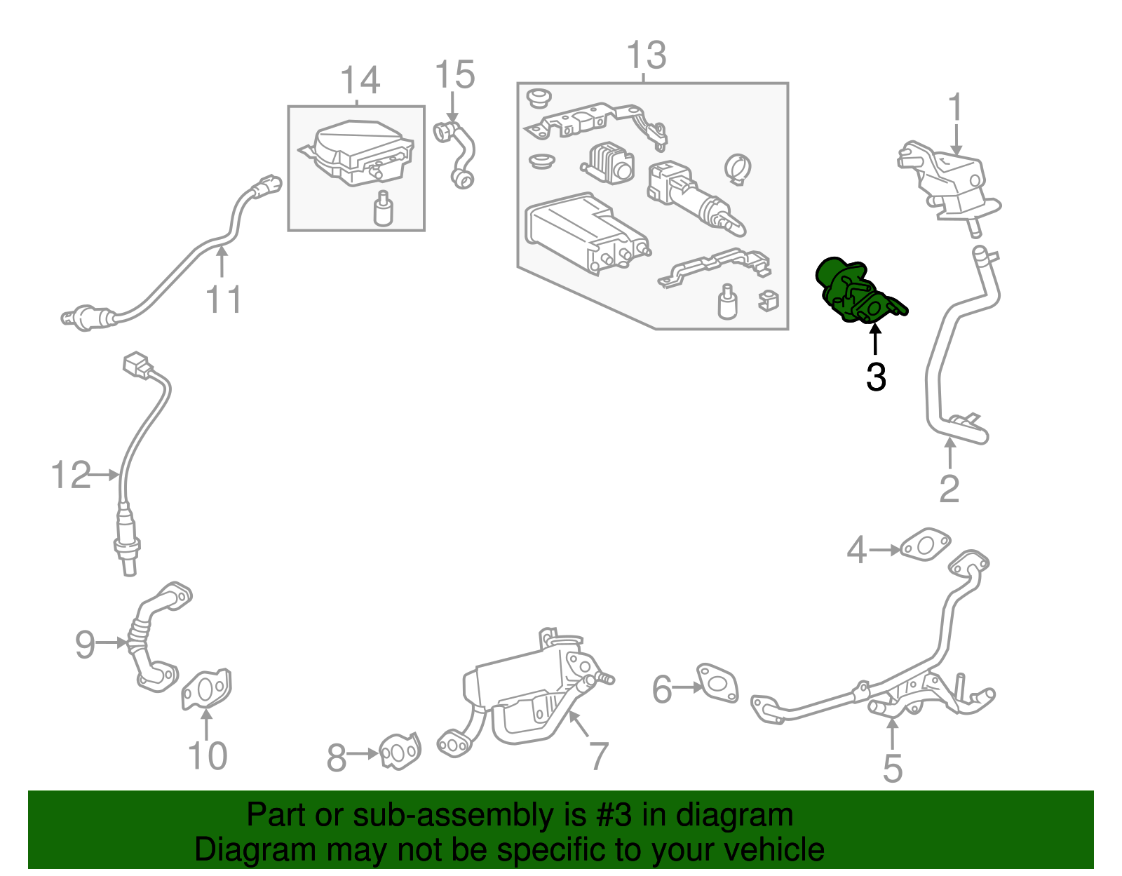 25620-36060 - Toyota Egr Valve 2012-2018 Toyota | Performance Auto Parts