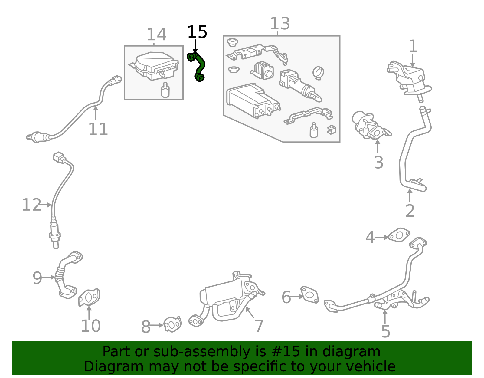 77404-06180 - Evaporative Emissions System Lines - 2012-2018 Toyota ...