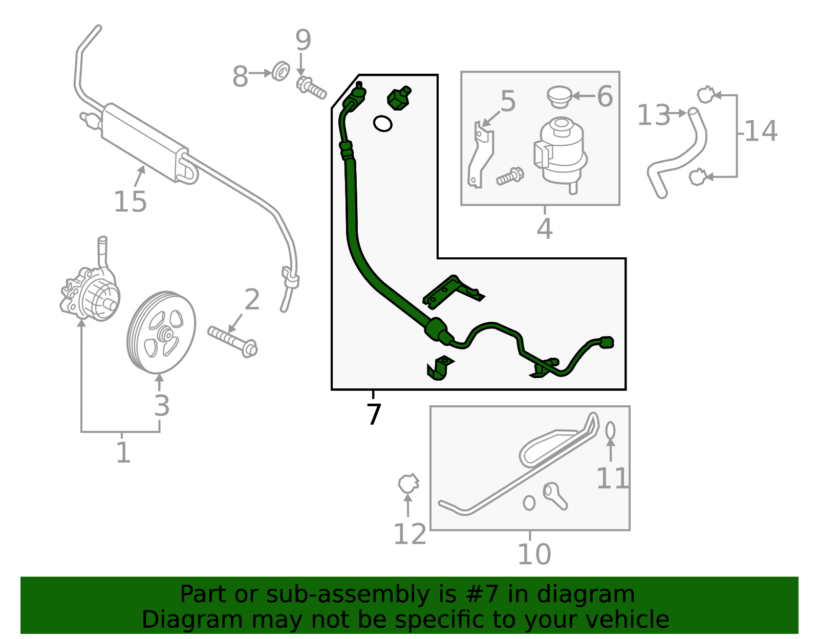 2022-2024 Nissan Pressure Hose 49720-9FV0A | Nissan Parts Central