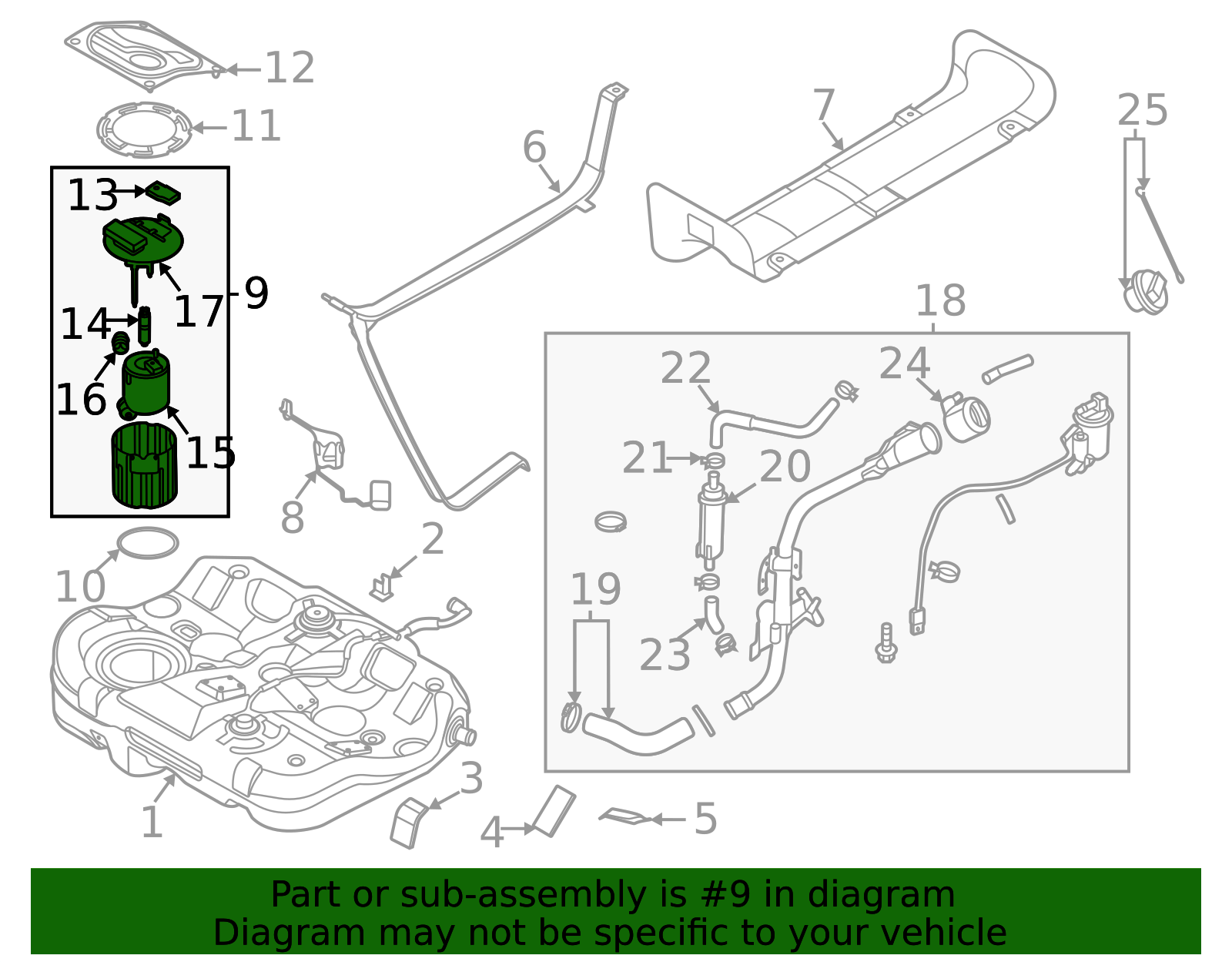 2021-2025 Hyundai Sonata Fuel Pump Assembly 31120-L1200 | MotorMotor