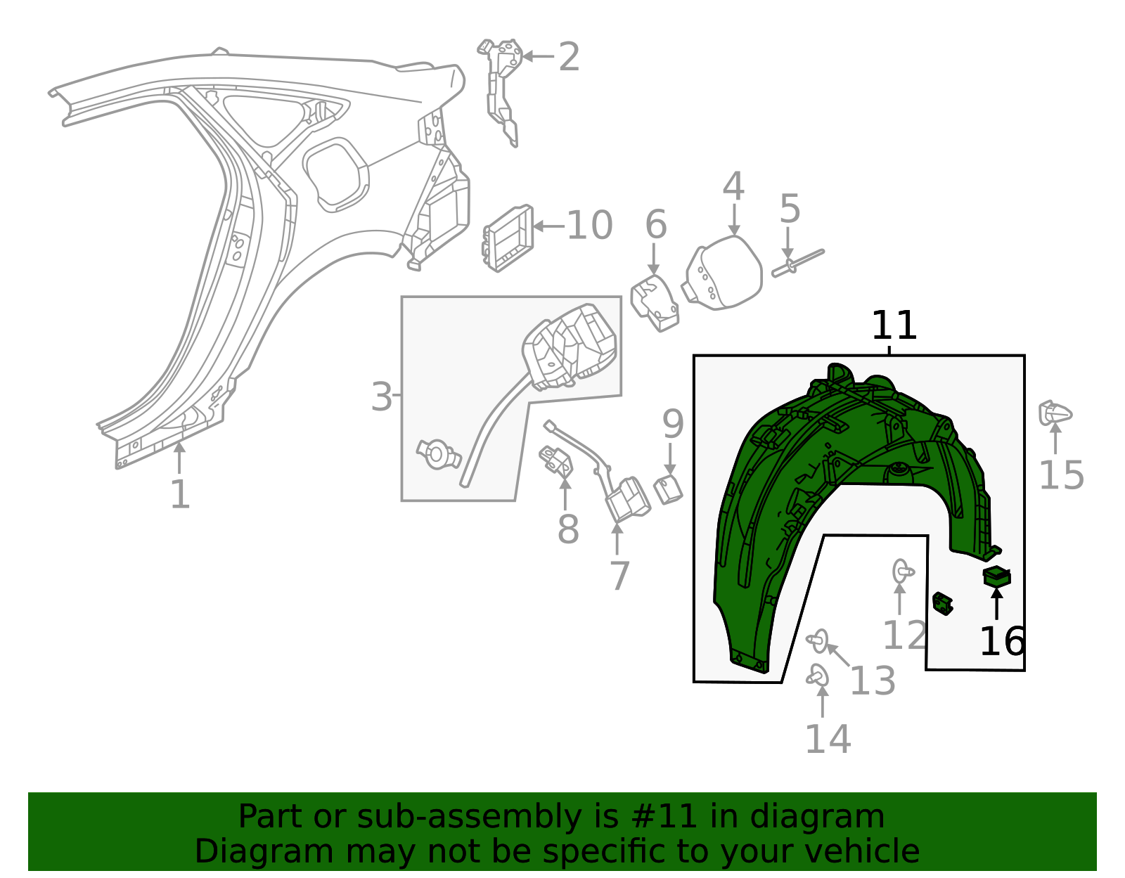 74592-T20-A00 - High-Quality Quarter Panel Splash Shield for 2022-2025 ...