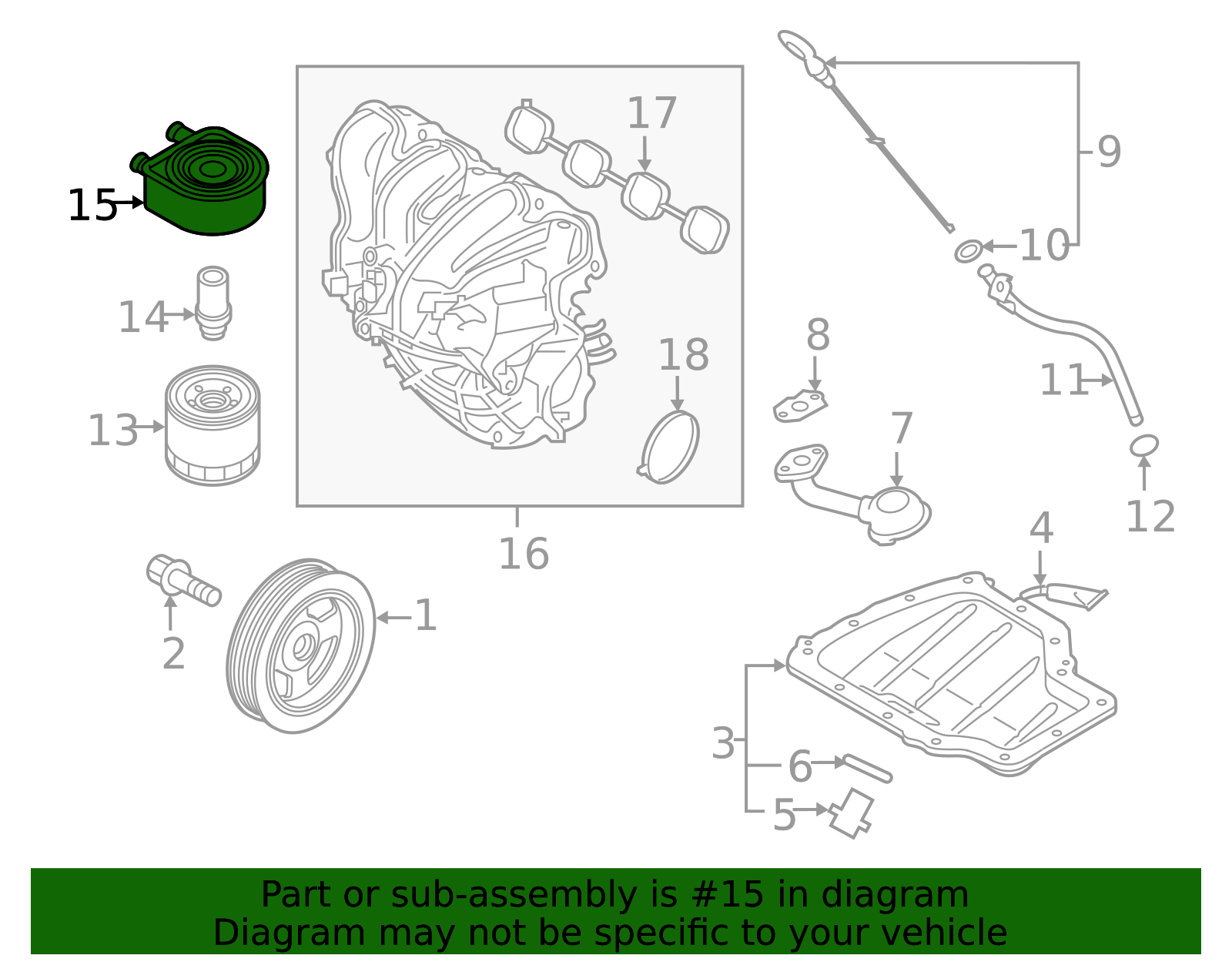 Genuine Oil Cooler for 2014-2021 Hyundai | Part# 26410-2B740 | Hyundai ...