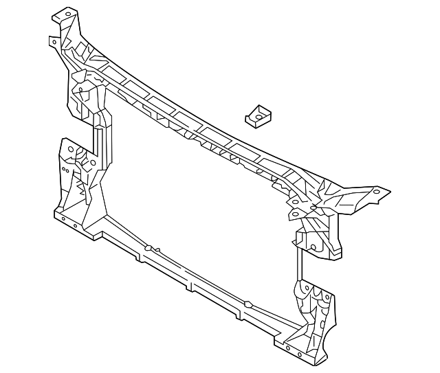8W0-805-594-E - Radiator Support 2017-2025 Audi | Audi OEM Parts Guy