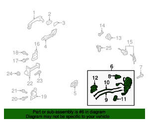 2011-2013 Kia Optima Door Latch Assembly 81310-2T030 | TascaParts.com