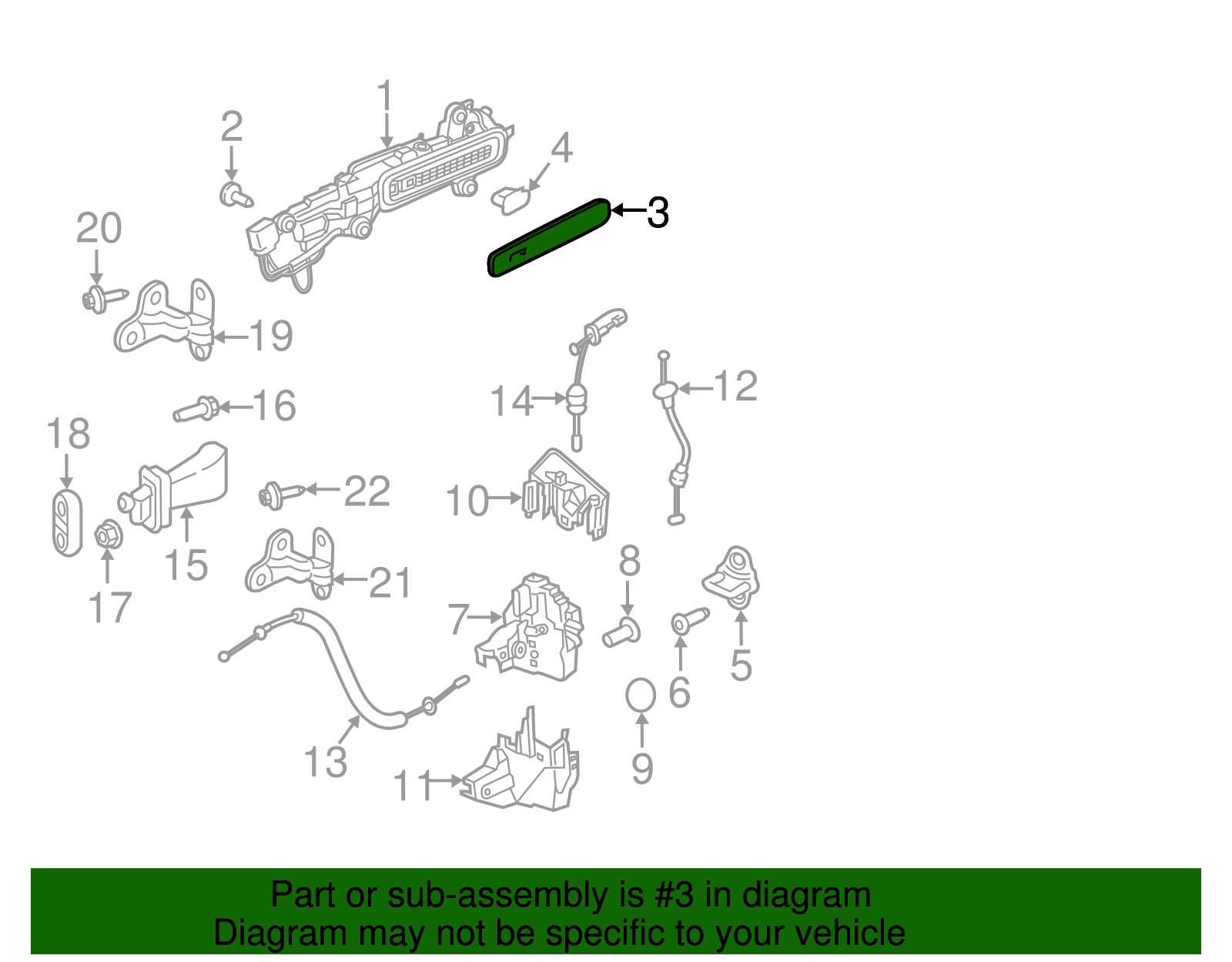 Genuine Handle Cover for 2018-2023 Land Rover Range Rover Velar | Land ...