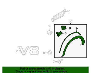 63810-5ZW0A - Flare 2017-2024 Nissan Armada | Nissan Parts ...