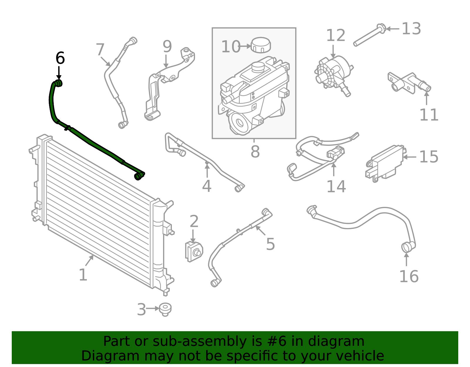 Radiator Hose 254L4-BF000 - Dependable OEM Engine Cooling | AutoNation ...