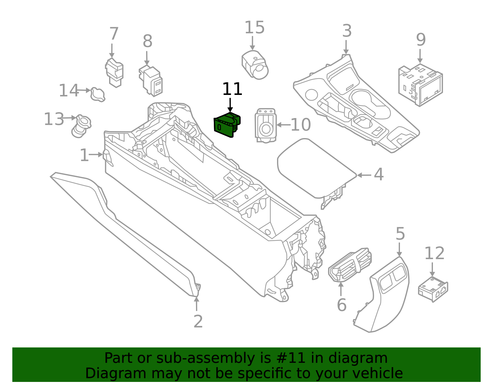 2016-2018 Nissan Maxima 2016-2018 Nissan Maxima - Auxiliary Jack 28023 ...