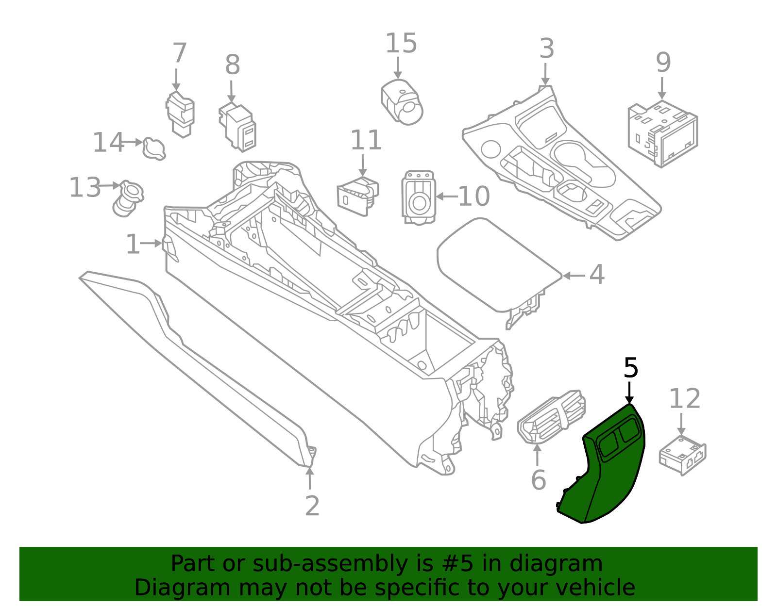 2016-2023 Nissan Maxima Side Trim 96907-4RA0A | Sullivan Brothers Nissan