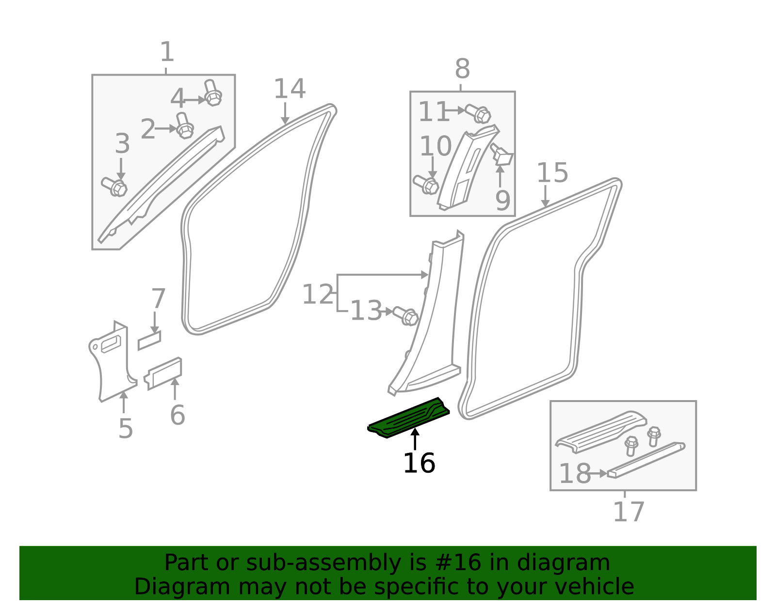 Door Sill Plate 84251-SHJ-A00ZB - Genuine Honda Protection | AutoNation ...