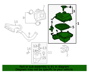 17700-AD016 - Air Cleaner Assembly 2005-2015 Toyota | Norm Reeves ...