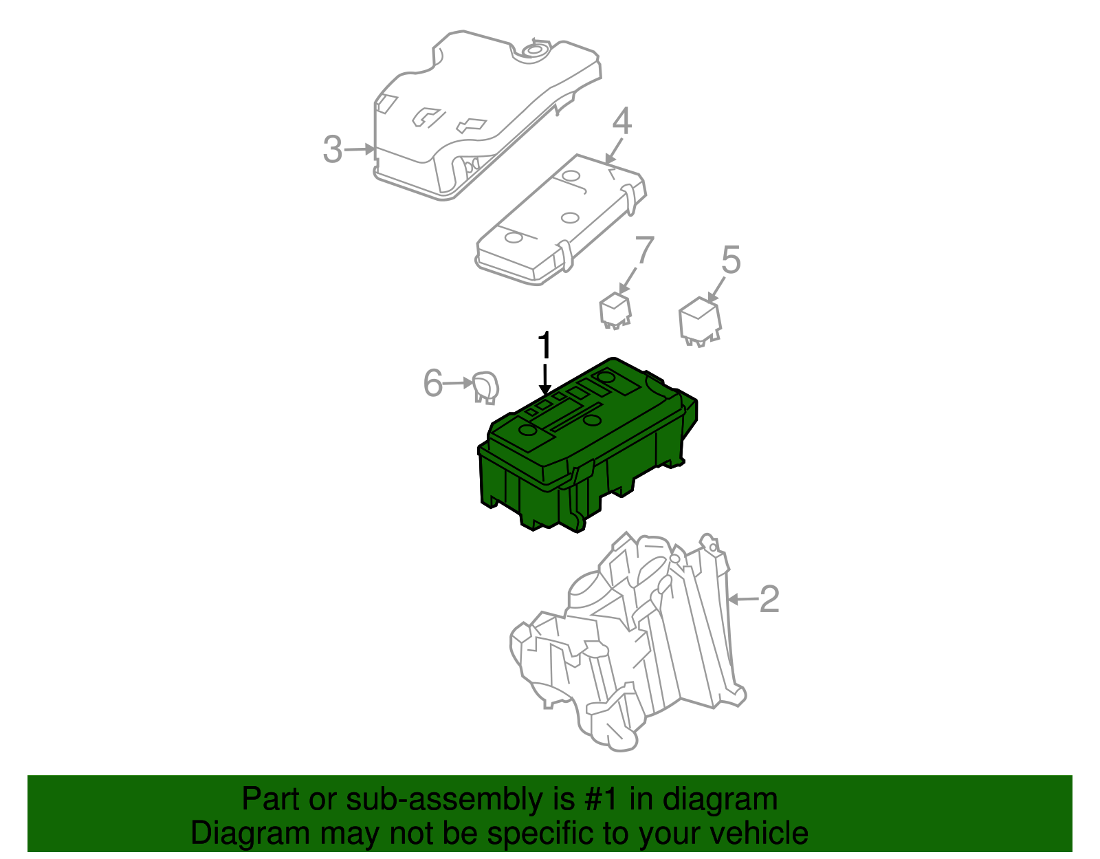 25865467 - OEM GM Fuse & Relay Box | GMPartsCenter.net | GM Parts Center