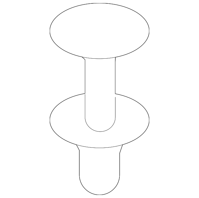 Genuine BMW 07-14-7-136-172 | Trunk Lid Trim Rivet | FREE Shipping on ...