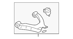 2001-2006 Mitsubishi Montero Upper Control Arm 4010A139 | OEM Parts Online