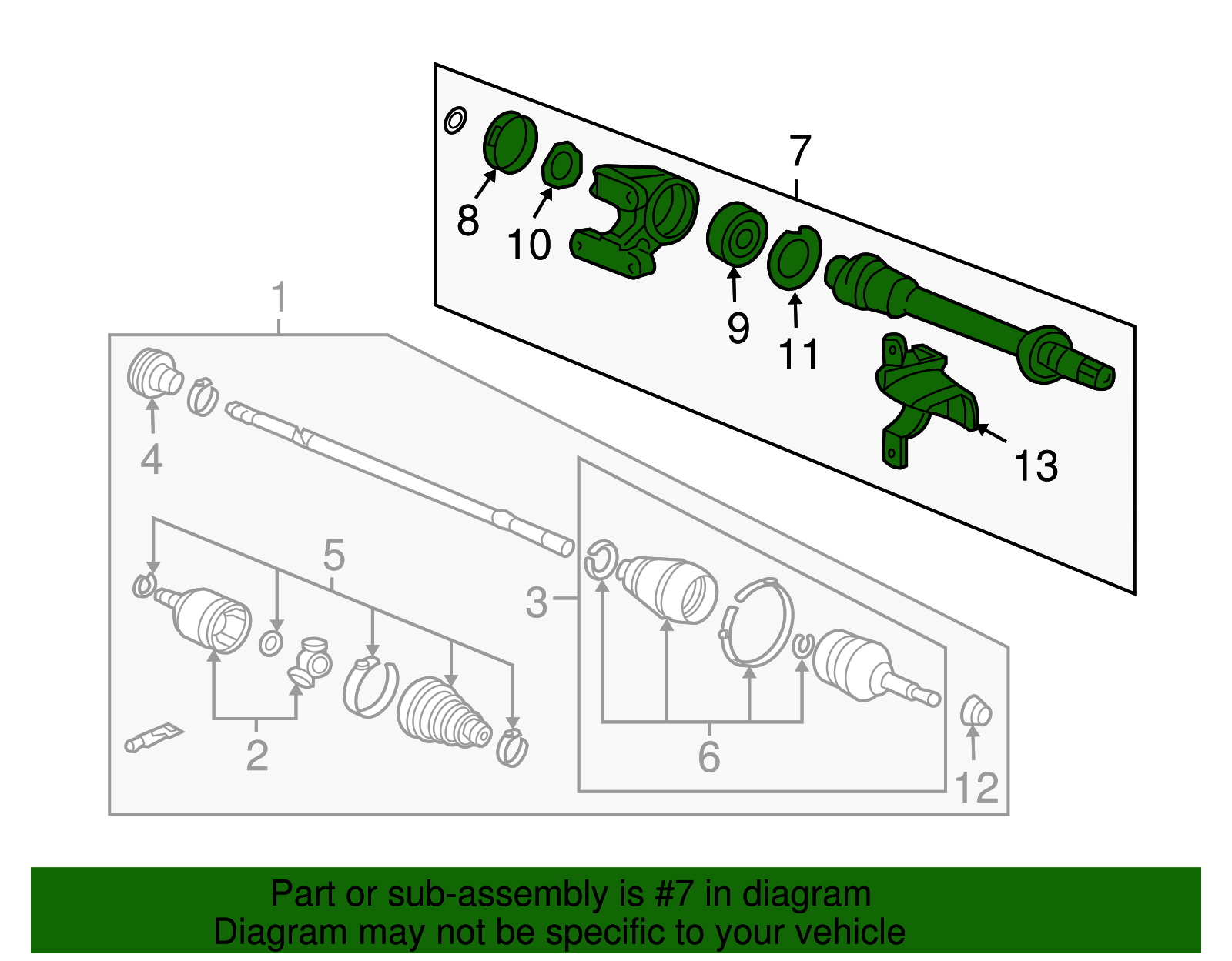 44500-TA0-A00 - Intermediate Shaft 2007-2015 Honda | Honda Parts Online