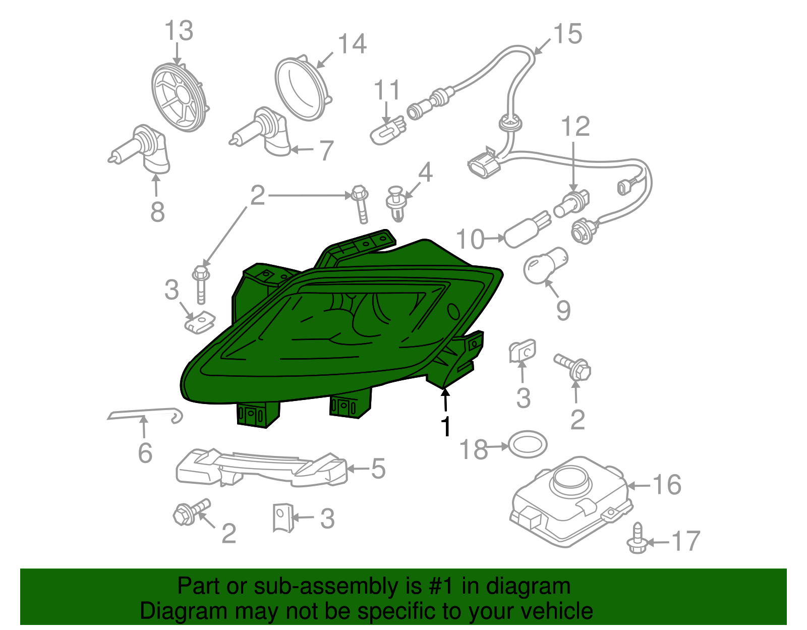 2010-2012 Mazda CX-9 Composite Headlamp TE70-51-041C | OEM Parts Online