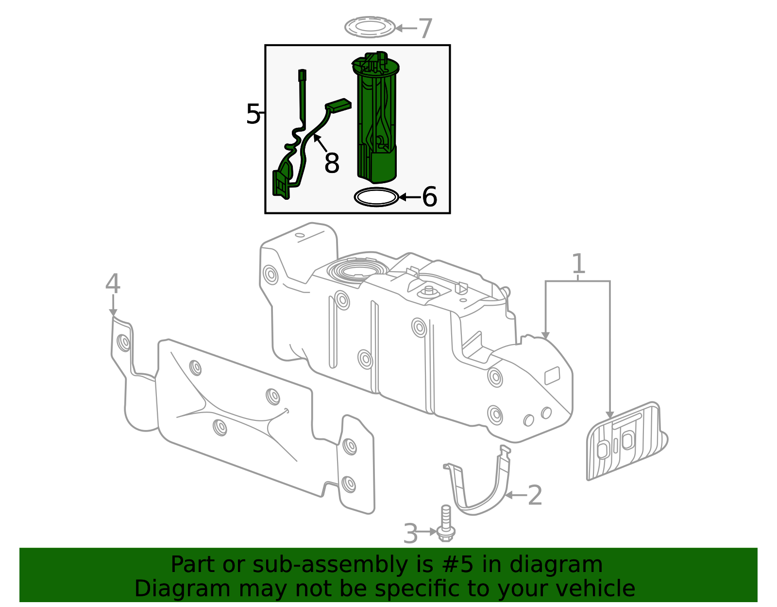 2020-2025 GM Fuel Pump 86534329 GM | GMPartsDirect.com