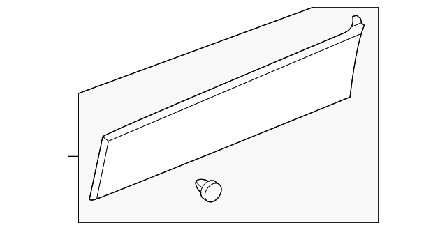82870-1JB0C - Lower Molding - 2011-2017 Nissan Quest | Nissan OEM Parts ...