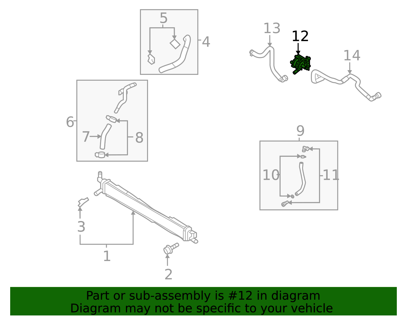 Genuine Water Pump for 2020-2025 Hyundai Sonata | Part# 36910-3D900 ...