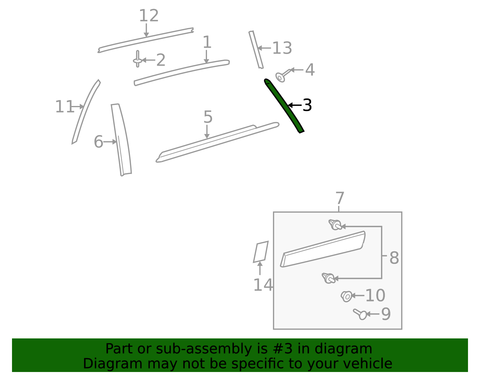 Door Reveal Molding - Clean Finish OEM Exterior | AutoNation Parts