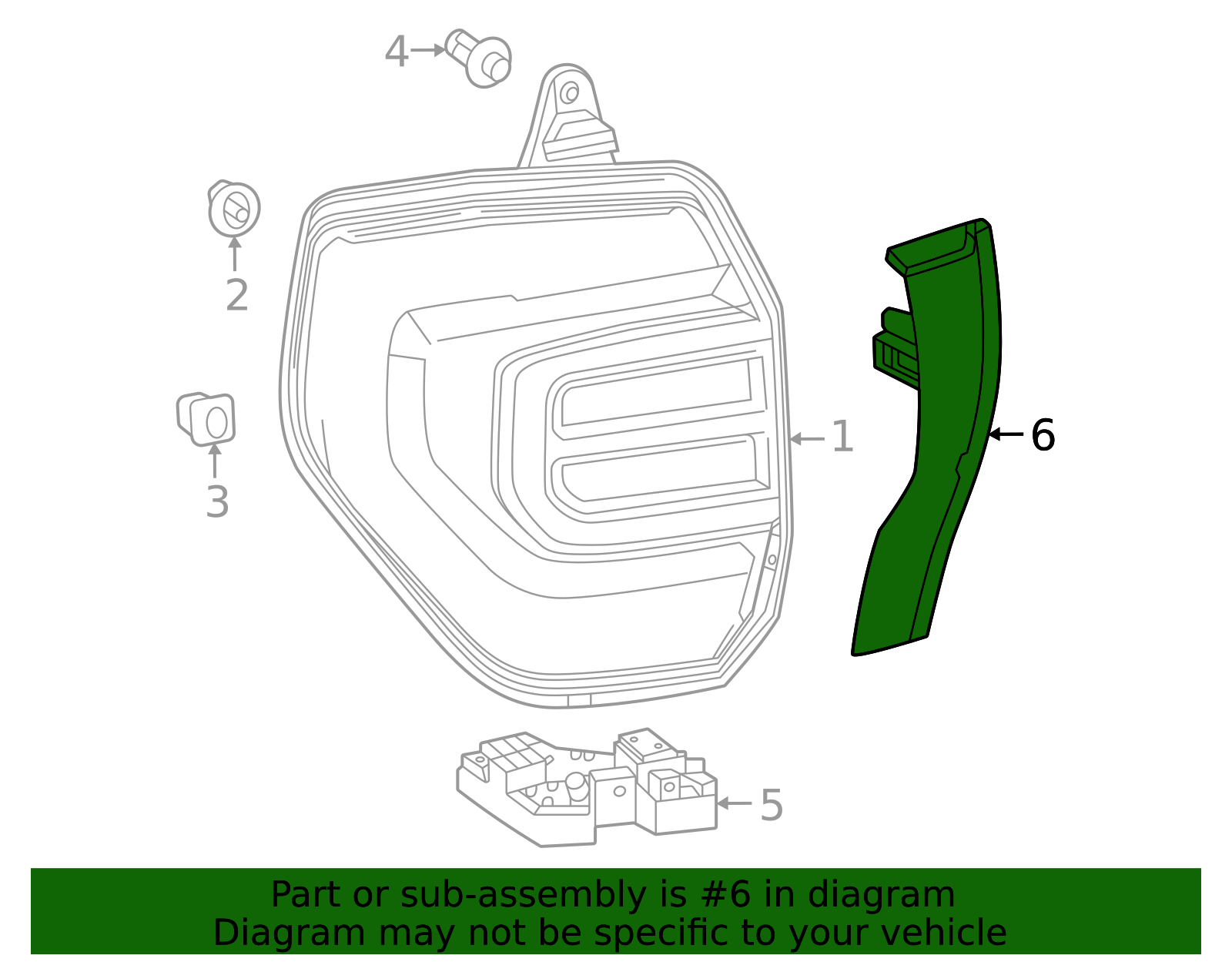 81498-35010 - Tail Light Cover Longo Toyota Parts