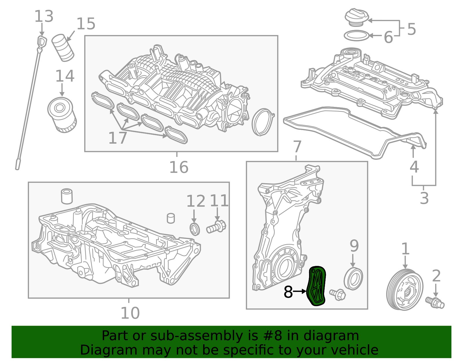 2016-2025 Honda Engine Timing Cover 11412-59B-000 | OEM Parts Online