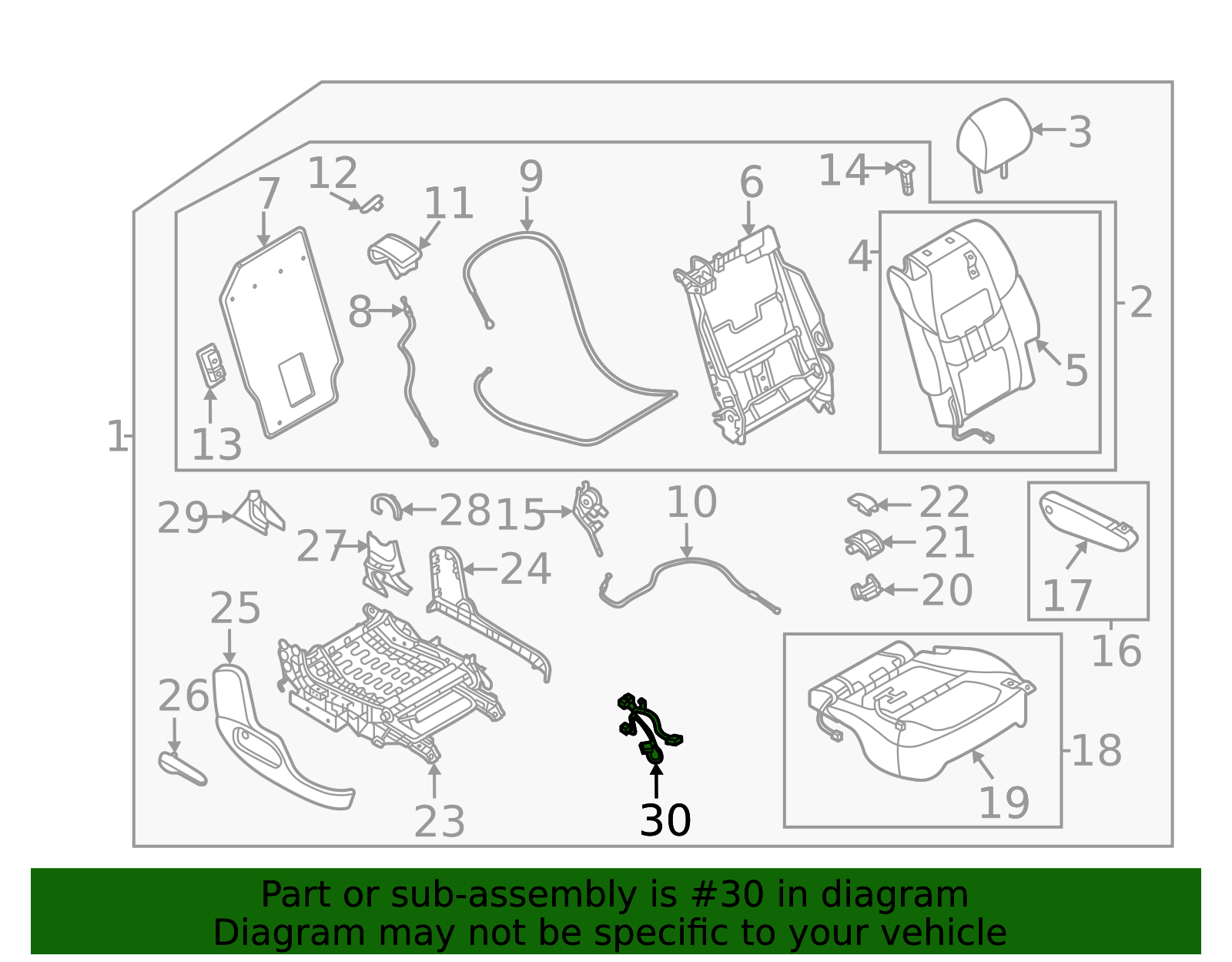 Mazda Power Seat Wiring Harness - Seat Motor Connection - Part #TA0B-88 ...