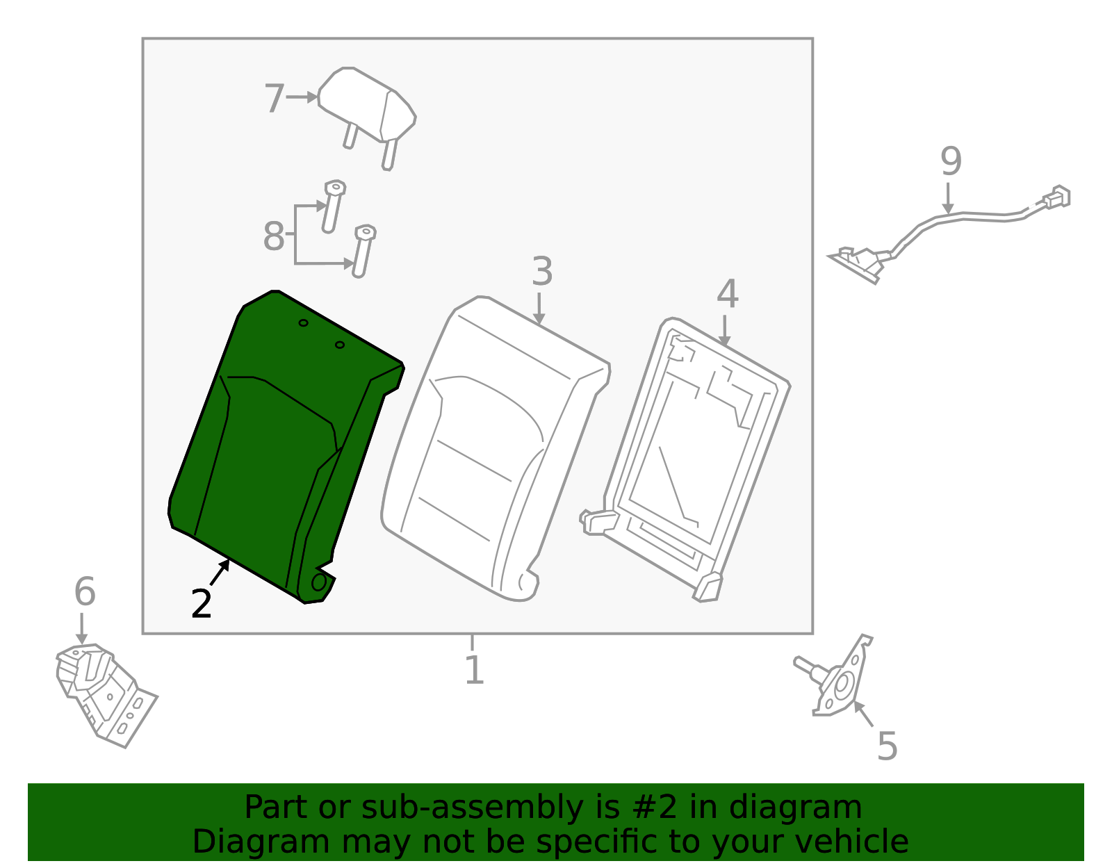 Seat Back Cushion Cover – OEM Look, Protected Support | AutoNation Parts