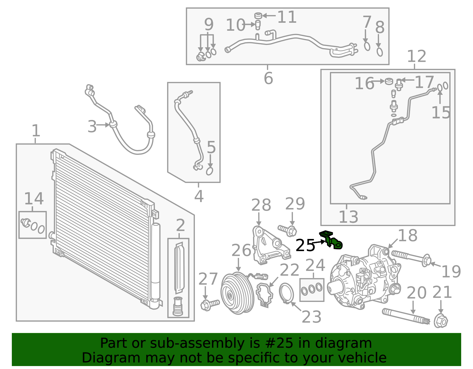 2018-2024 Toyota Camry Compressor Bracket 88688-33570 | MotorMotor