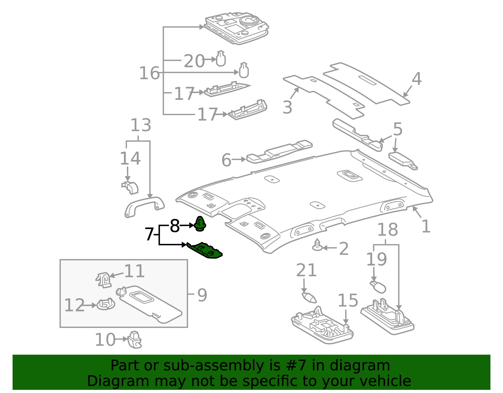 2010-2015 Toyota 2010-2015 Toyota - Front Molding 75631-47020-B0 ...