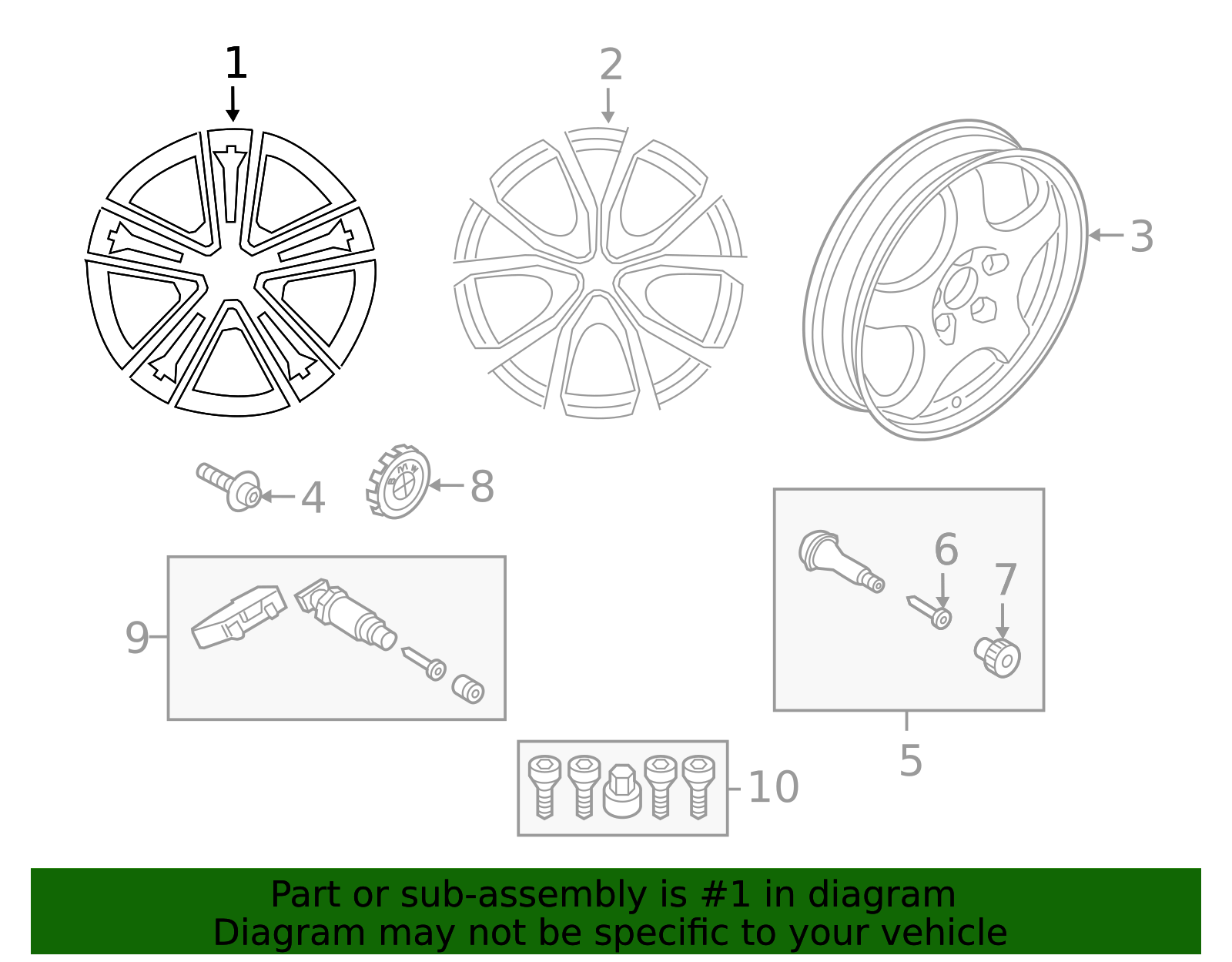 2019-2025 BMW Z4 2019-2024 BMW Z4 - Wheel Alloy 36-11-8-091-764 | BMW ...