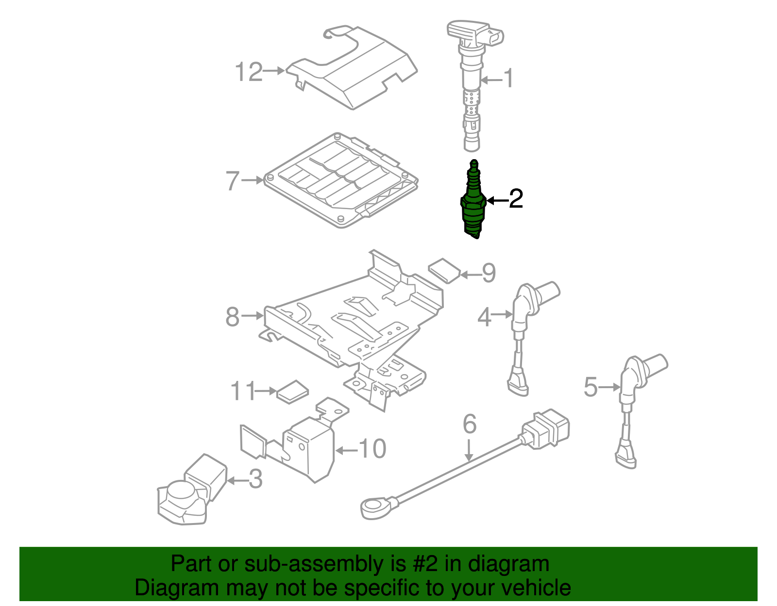 2005-2015 Volkswagen Spark Plug 101-905-600-C | OEM Parts Online