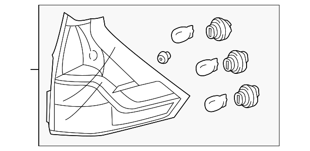 33500-T0A-A01 - Tail Lamp Assembly 2012-2014 Honda CR-V | Honda Parts Online