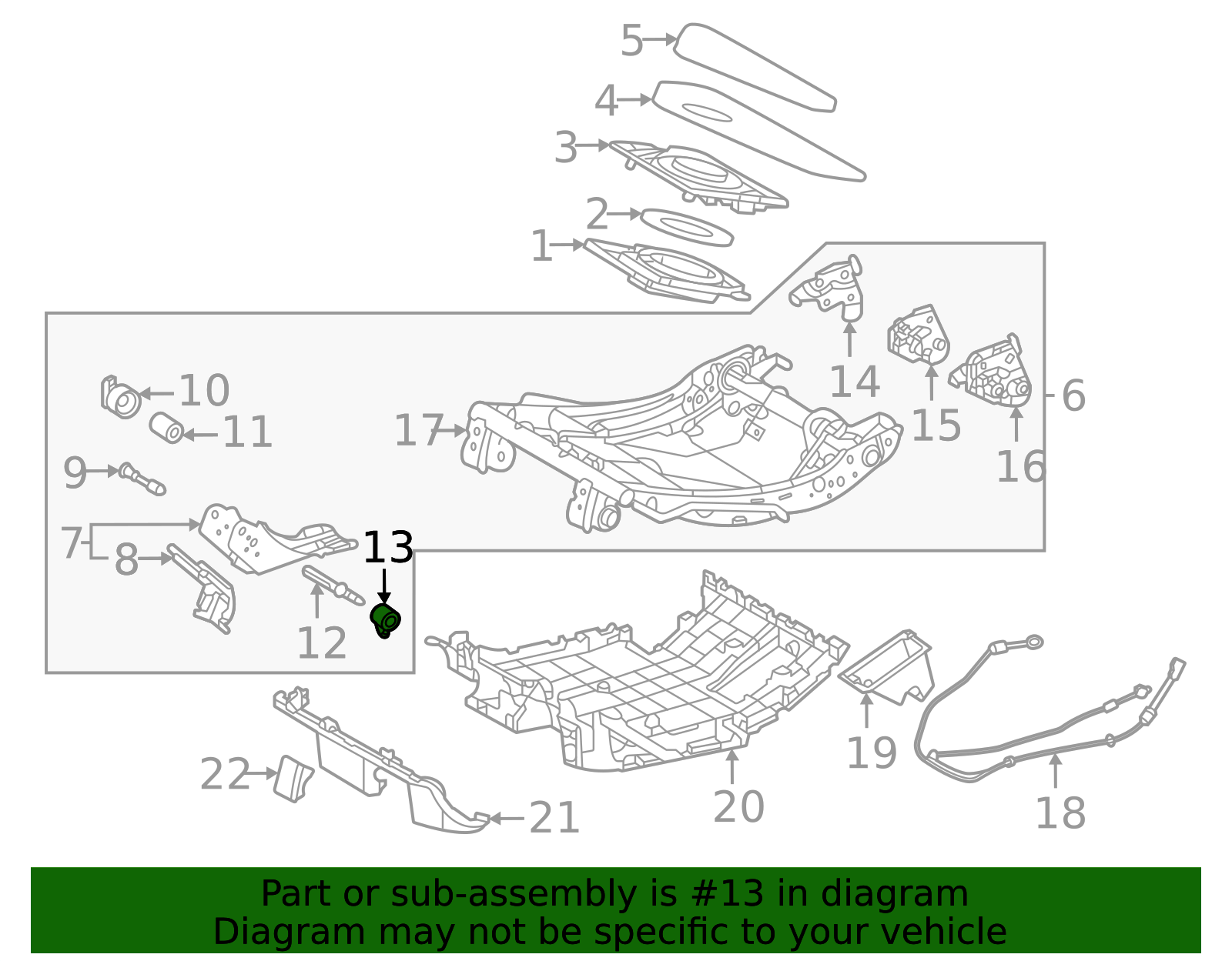 2023-2025 Toyota Sequoia Hinge Assembly Damper 71499-0C010 | MotorMotor