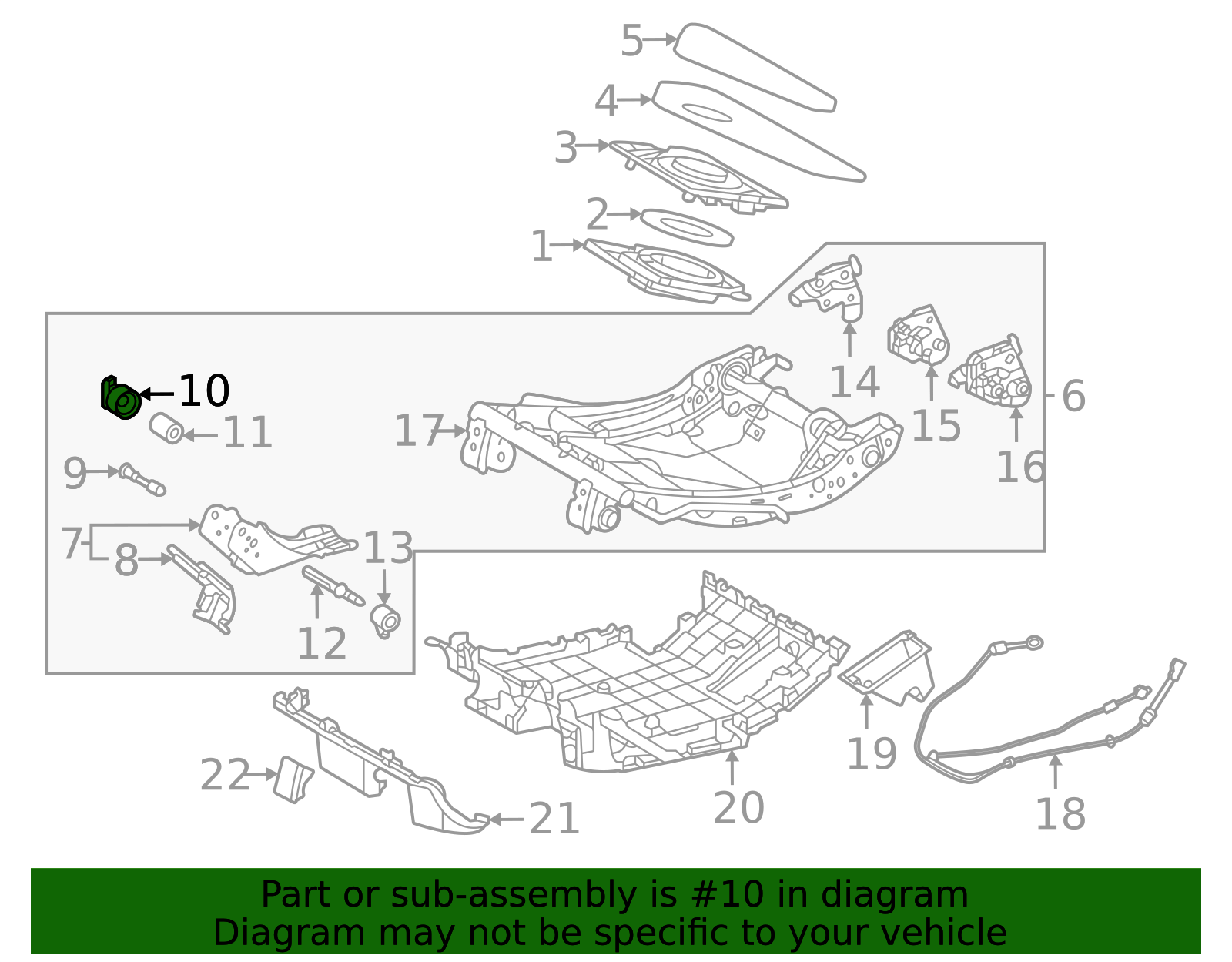 71461-0C040 - 2023-2024 Toyota Sequoia - Hinge Assembly Spring | Nucar ...